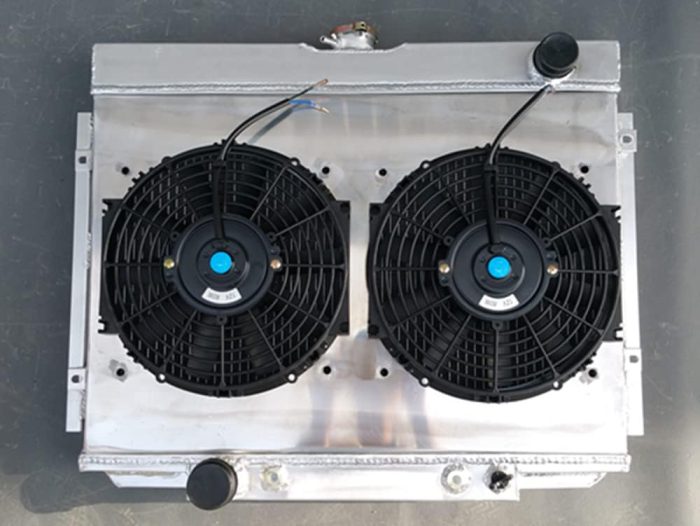 3 ROW Aluminum Radiator & Shroud & Fans For Ford Mustang Torino Cougar ...